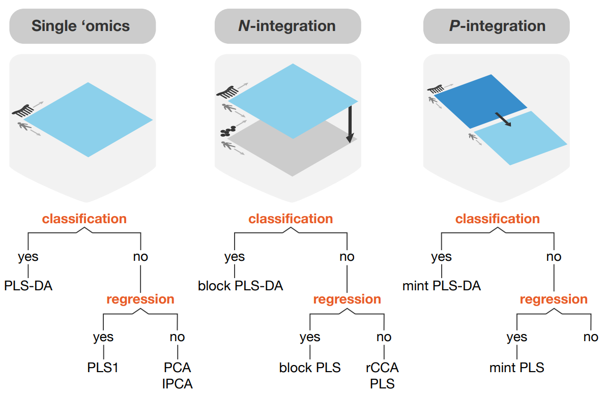Selecting Your Method MixOmics